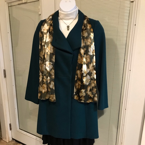 Talbots | Jackets & Coats | Talbots Wool Winter Coat Emerald Green Size ...